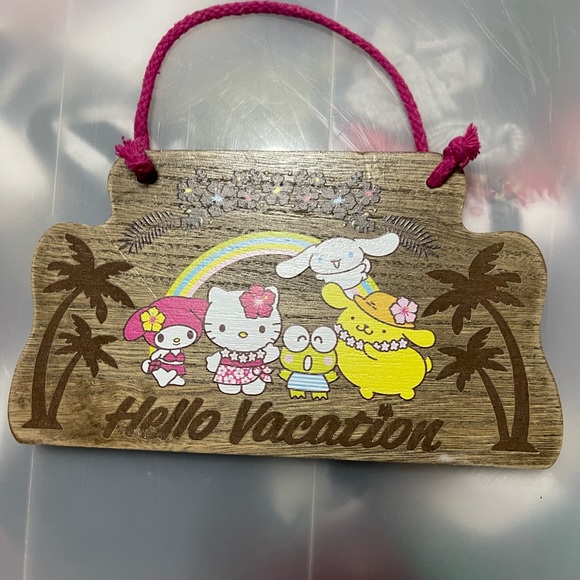 Sanrio | Accents | Hello Kitty Wood Sign | Poshmark